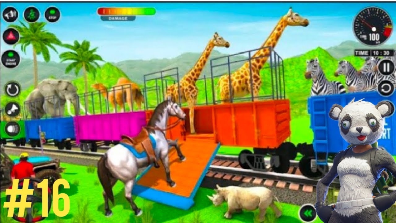 ANIMALS TRANSPORTER #16 | HIPPO 🦛 TRANSPORT - YouTube