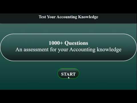 Accounting quiz part 4 - YouTube