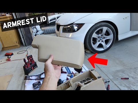 HOW TO REMOVE ARMREST LID ON BMW E90 E91 E92 E93