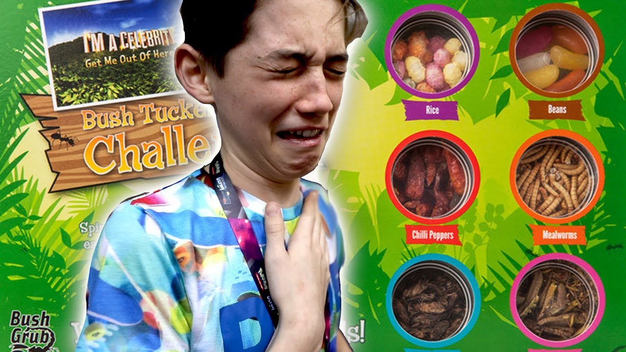 I ATE INSECTS!! - Bush Tucker Trial Vs Mum - Kids Vs Food 🤢at The Toy ...