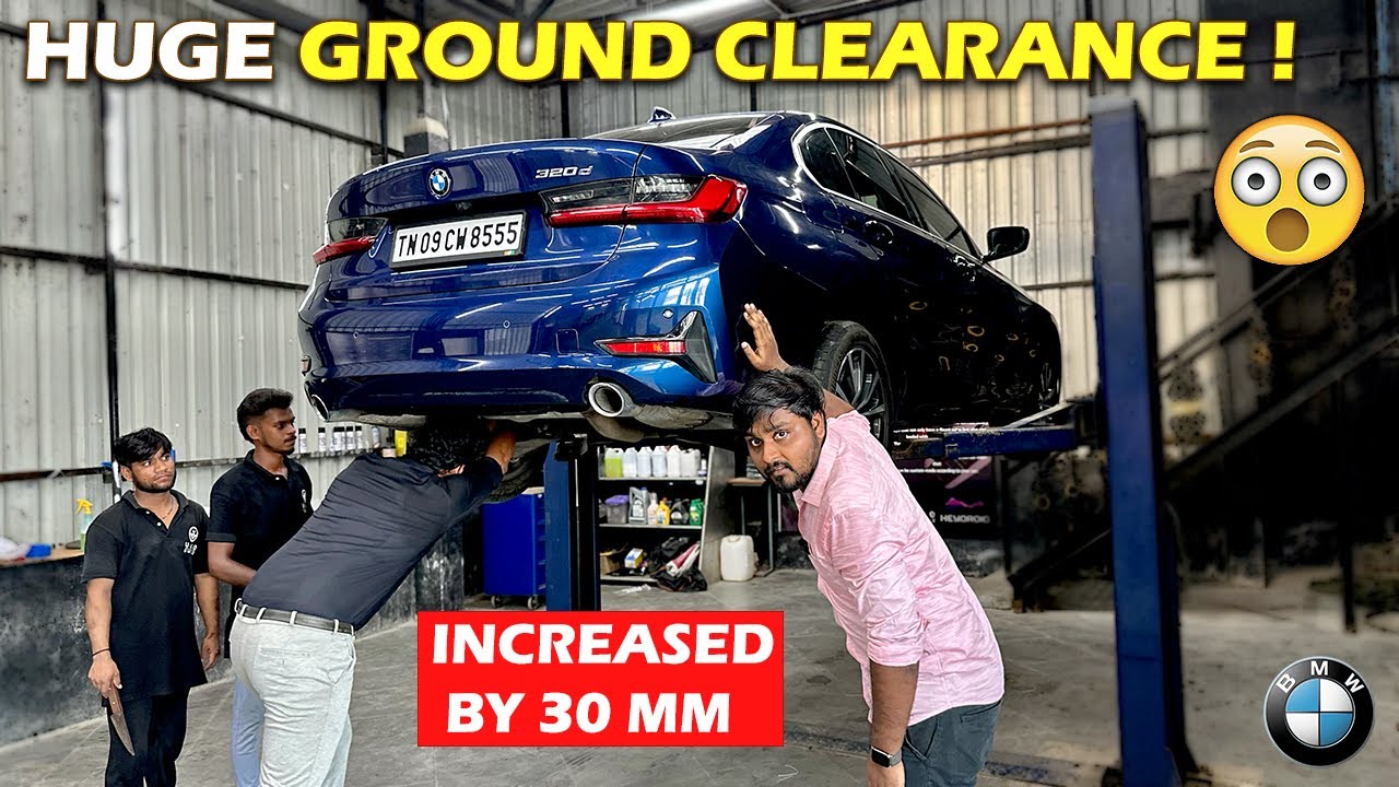 JUST FROM ₹7500 !!😮 30 MM GROUND CLEARANCE INCREASED IN MY BMW !😍 Car ...