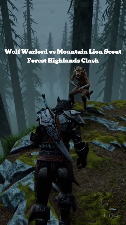 Wolf Warlord ⚔️ Mountain Lion Scout | Forest Highlands Clash | Who Wins ...