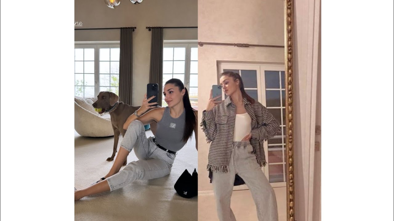 HANDE ERCEL IN HER HOUSE WITH HER SWEET LITTLE FRIEND #handeerçel # ...