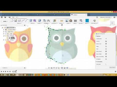 Fusion 360 for Absolute Beginner : trace image with spline and mirror ...