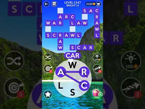 1147 Wordscapes Cliff Bright Level 1147 - YouTube