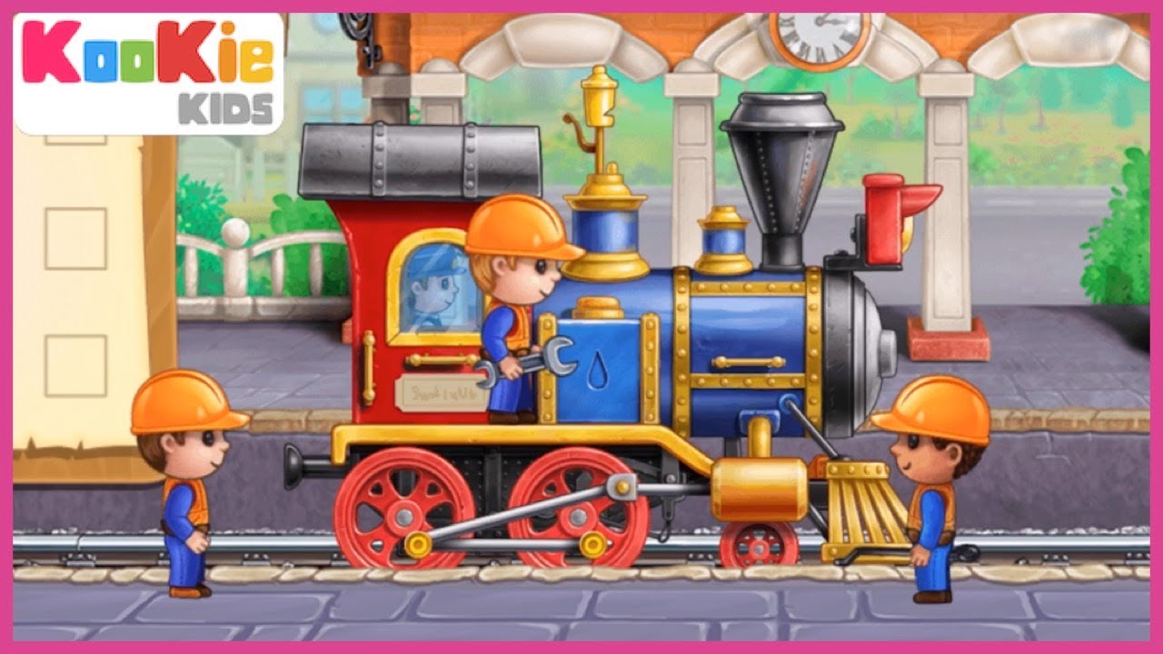 KooKie Kids Baby Plays with Toy Trains | Train Videos for Kids | Family ...