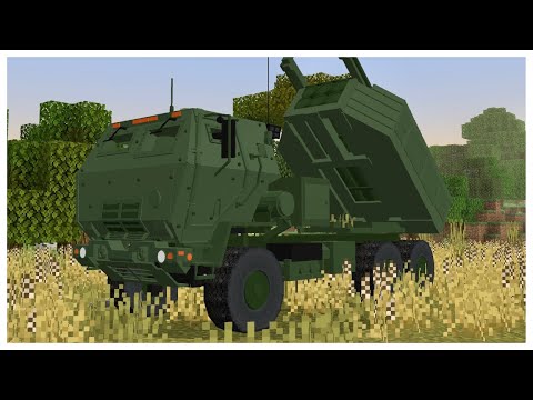 HIMARS WORKING ROCKET LAUCHERS MOD FOR MINECRAFT PE AND BEDROCK - YouTube