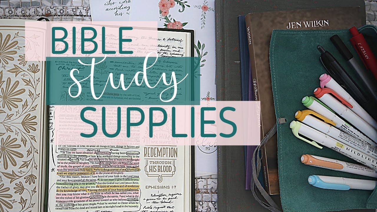 Favorite Bible Study Supplies and Resources | How I Study My Bible ...