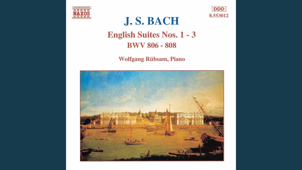 English Suite No. 1 in A Major, BWV 806: V. Sarabande - YouTube