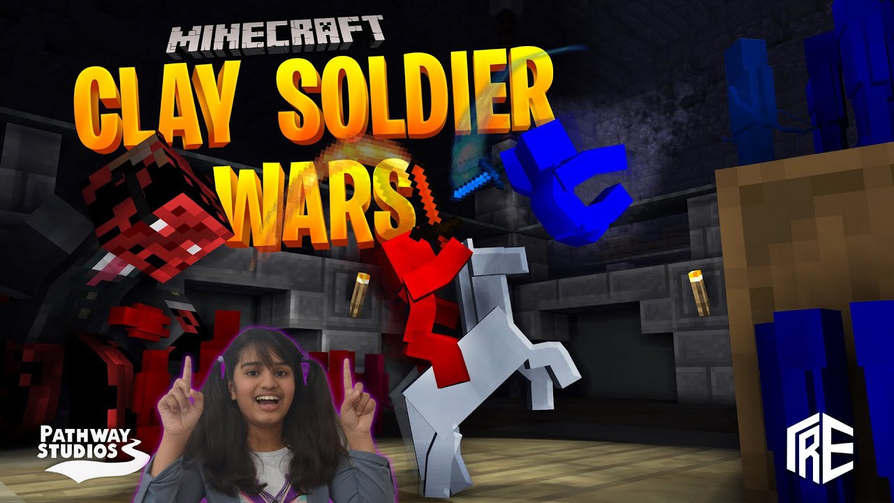 Clay Soldier Wars AUTO BATTLE | A Minecraft Marketplace Map - YouTube