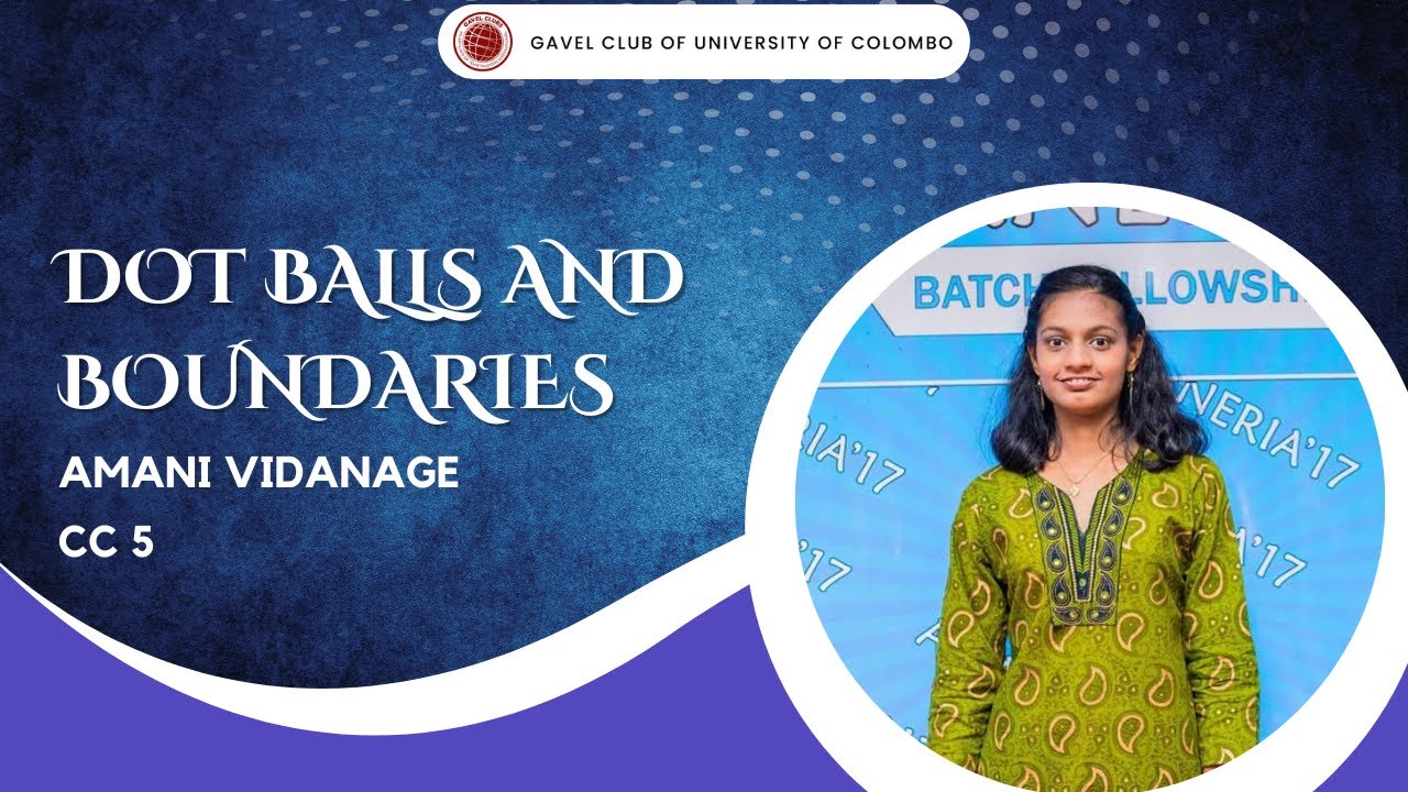 Dot Balls and Boundaries | Amani Vidanage- CC5 - YouTube