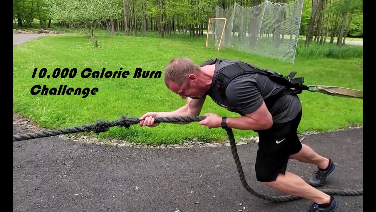 10,000 Calories Burn Challenge - With A Busy Family - YouTube