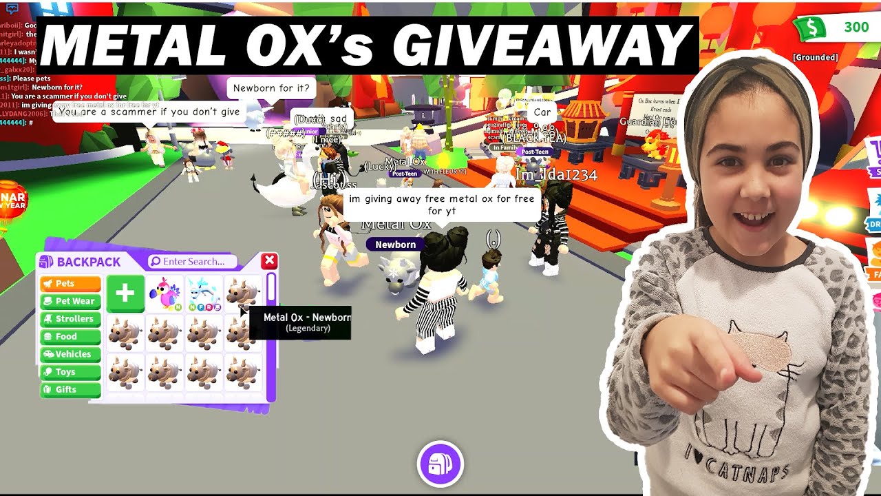 Adopt Me - Opening 50 Boxes and Metal Ox Giveaways - YouTube