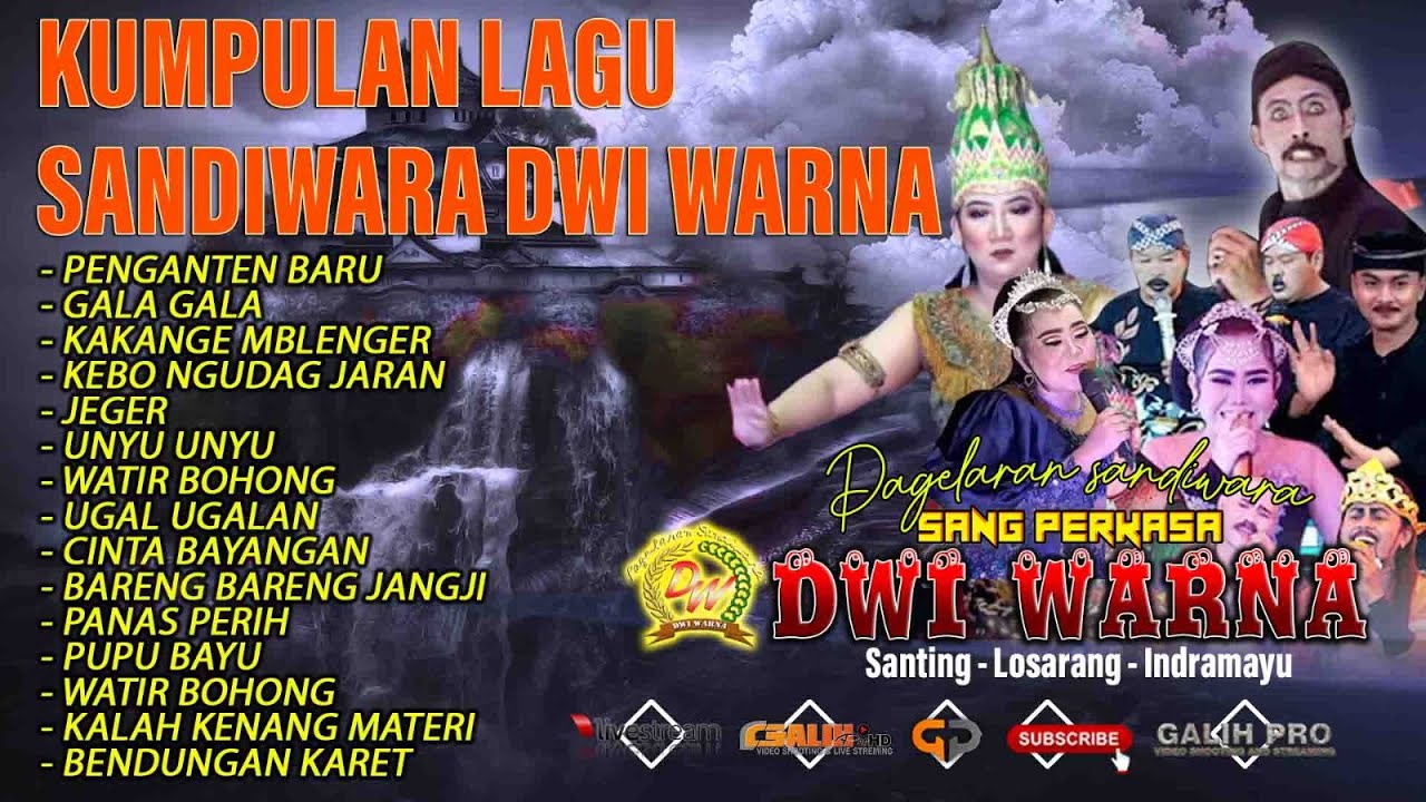 KUMPULAN LAGU - LAGU TERBARU SANDIWARA DWI WARNA - YouTube
