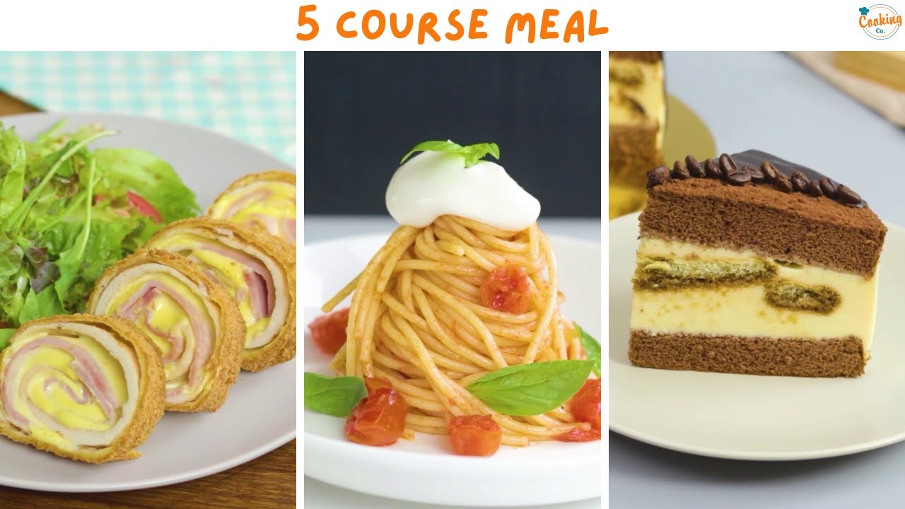 How To Cook Like A Chef | Fine Dining At Home | How To Make 5-Course ...