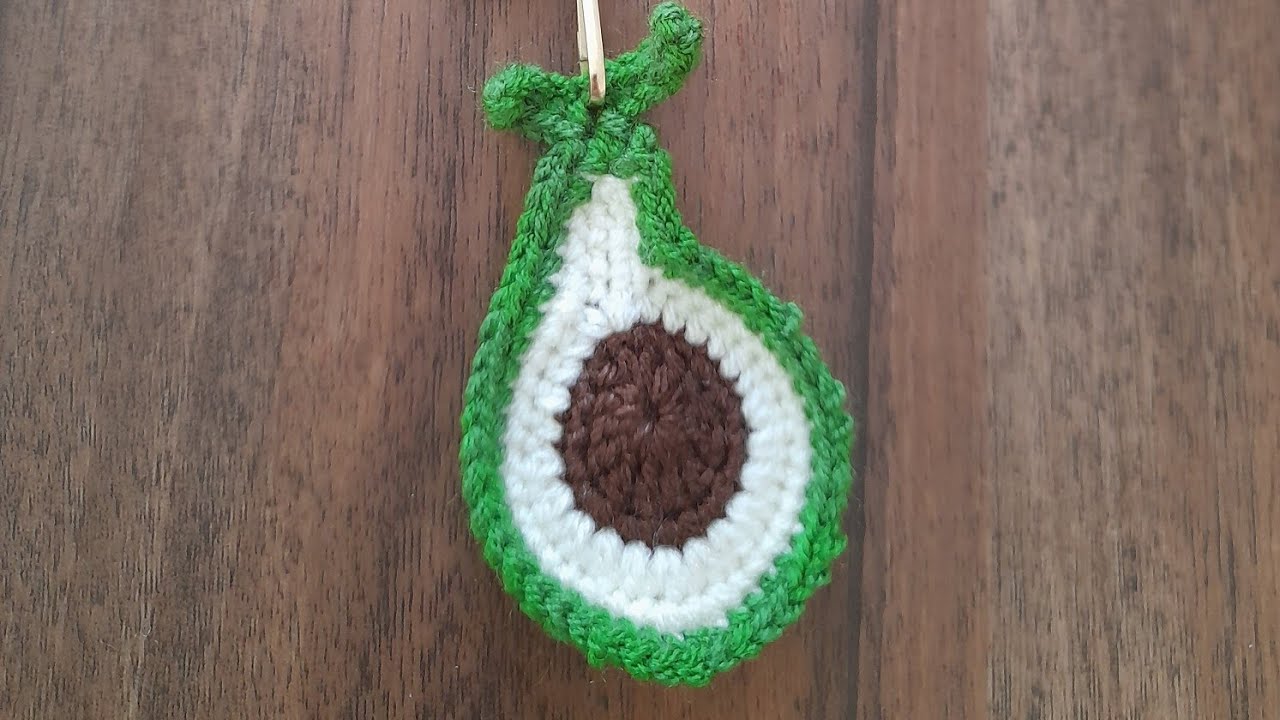 Çok kullanışlı Avakado Magnet ve Anahtarlık yapımı #knitting #kendinyap ...