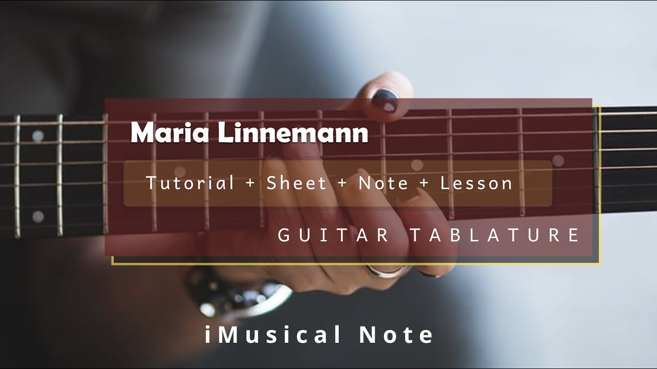Guitar TAB - Maria Linnemann : Chanson Du Montmartre | Tutorial Sheet ...