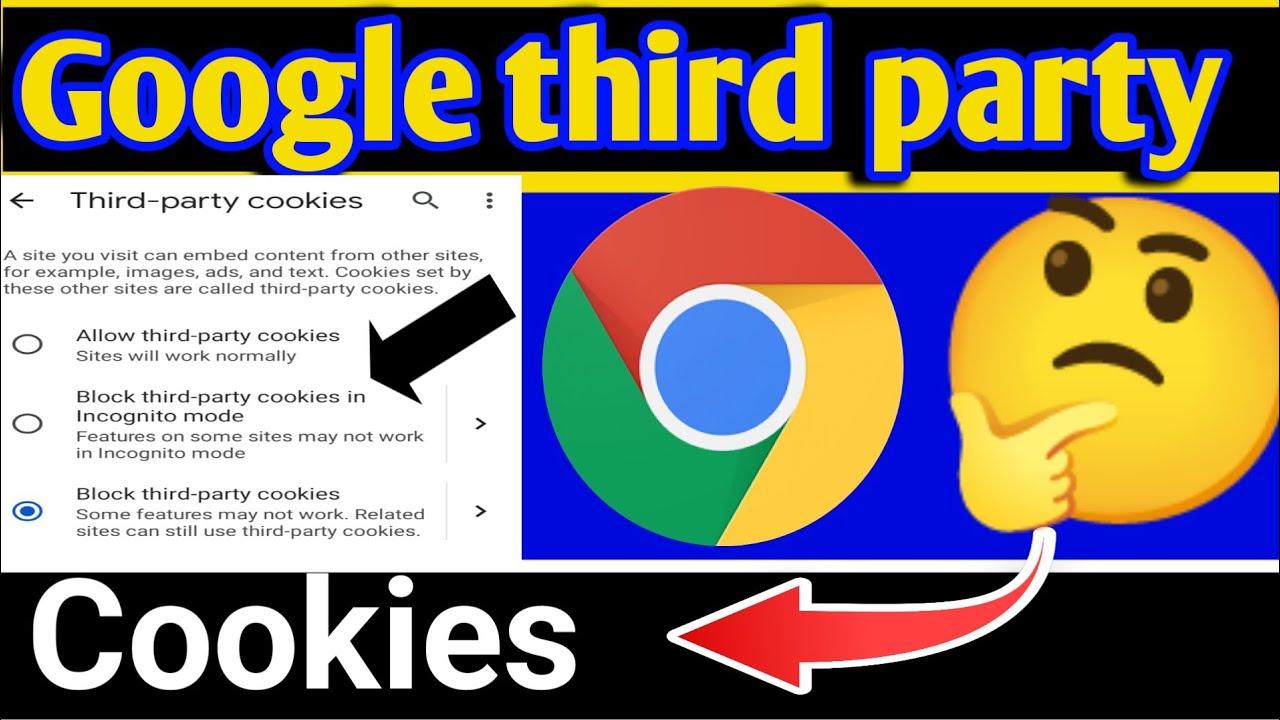 Google third party cookies 🤔 what is google third party cookies - YouTube