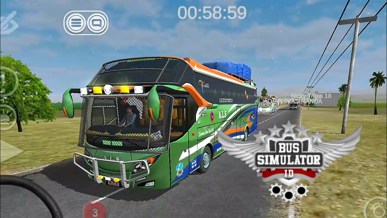 BUSSID V2.8 MULTIPLAYER - A.L.S in Action - YouTube