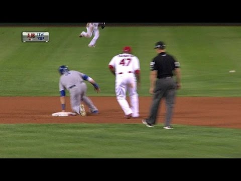 KC@LAA Gm2: Gordon steals second, takes third