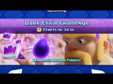 Best Deck for Royal Dark Elixir Challenge Evolution Challenge |Clash ...