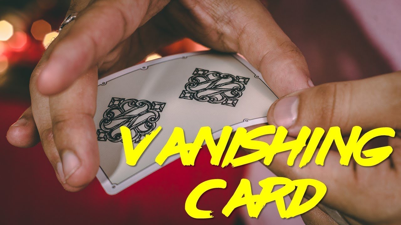 VANISH any playing card (easy tutorial) - YouTube