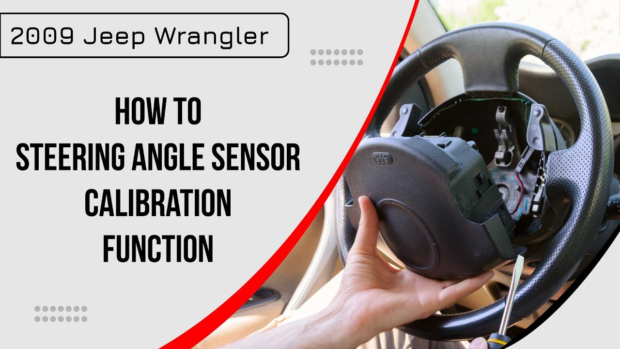 How to Use Steering Angle Sensor Calibration Function on SDS | 2009 ...