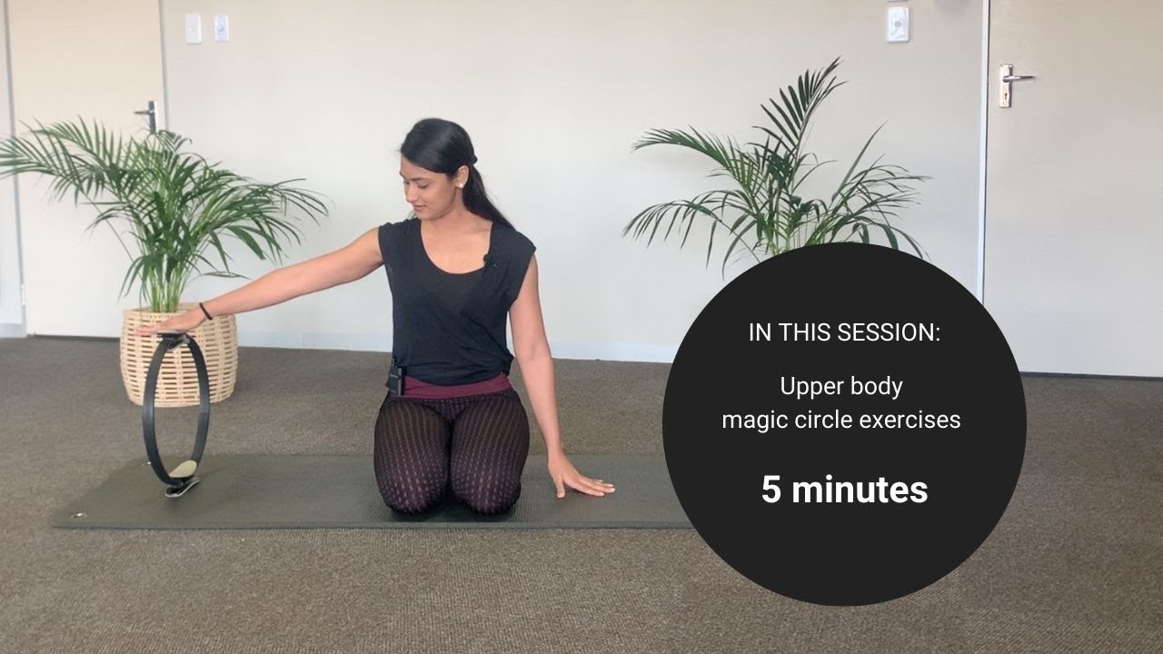 Pilates upper body magic circle session ( Mat circle session ) - YouTube