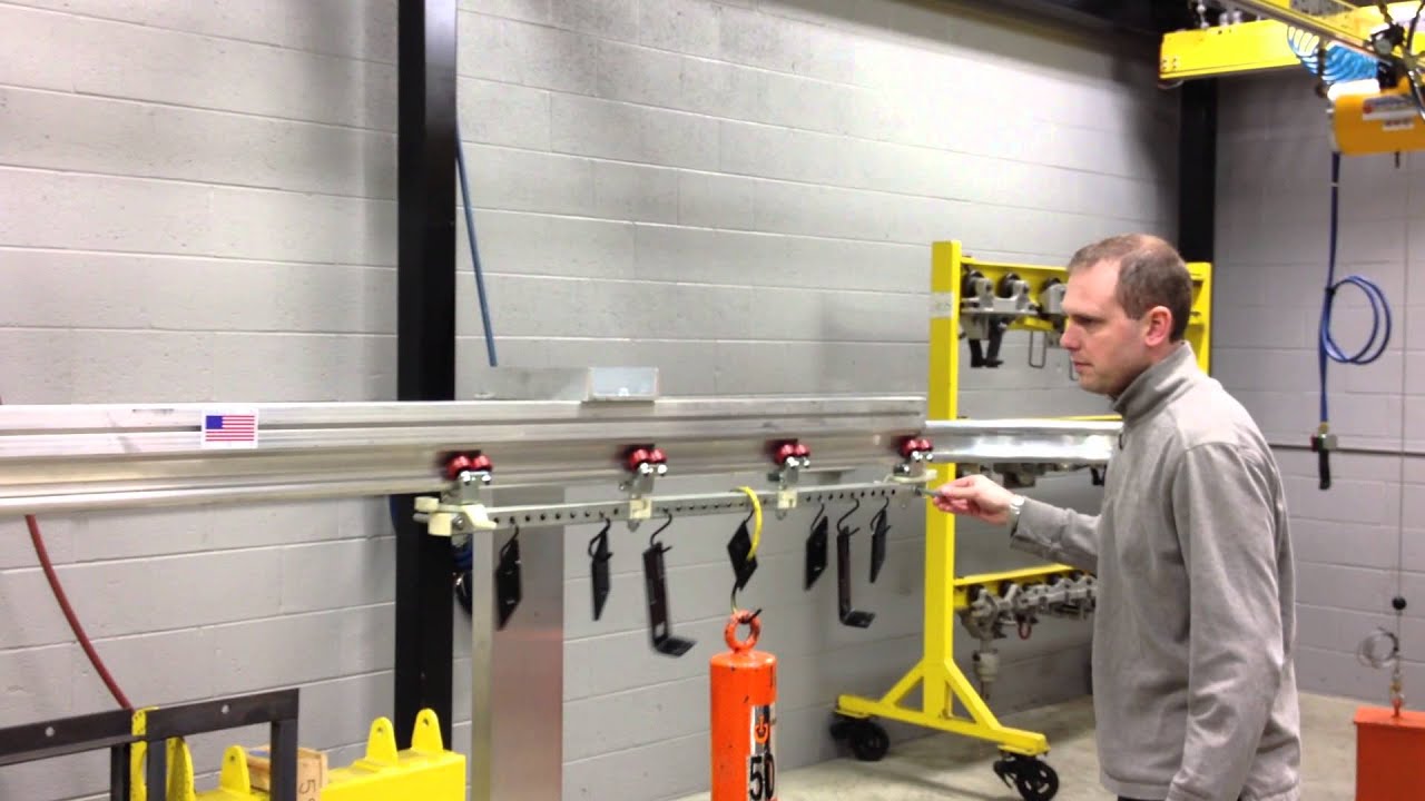 Unified Industries Uni-Rail Storage and Flow Transfer System - YouTube