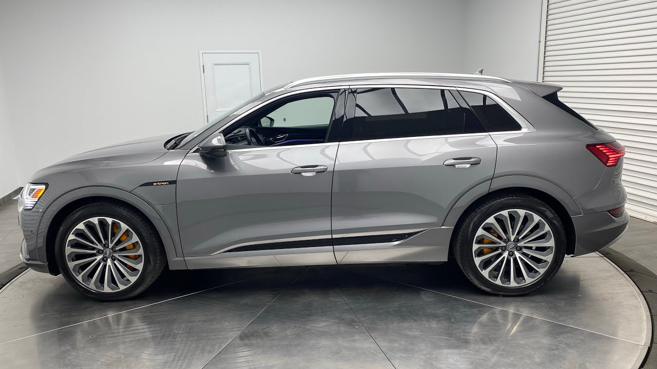 Electric Audi E-TRON Technik 55 Quattro AWD 490lb-ft of torque!! - YouTube