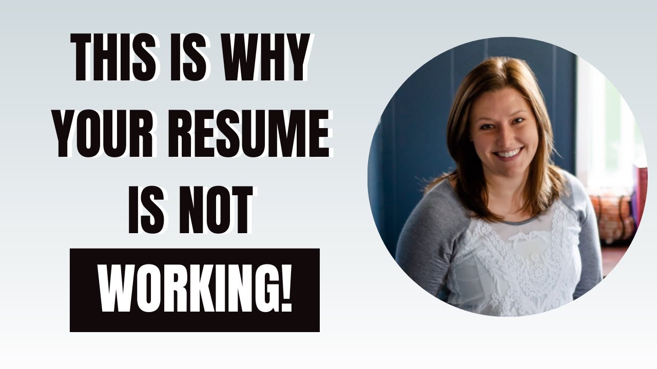 Why Your Resume Is Failing And How To Succeed In A Tough Job Market w ...