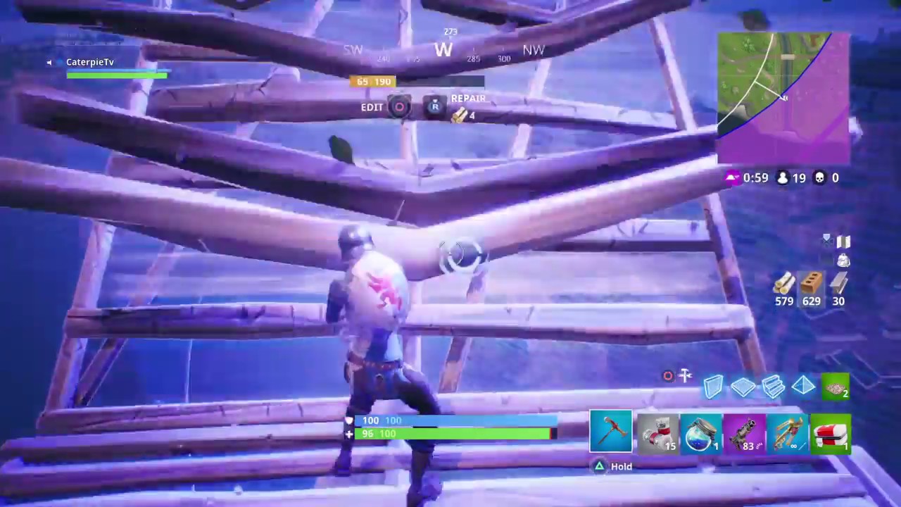 FORTNITE SKY BRIDGE CHALLENGE :( - YouTube