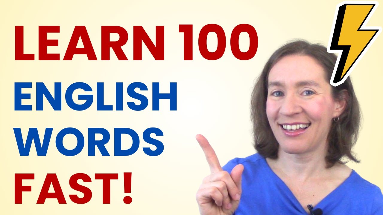 ⚡ Learn 100 English words FAST! - YouTube
