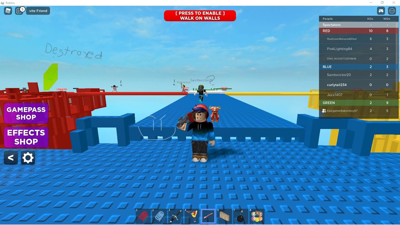 ROBLOX DOOMSPIRE MODDED WALK ON WALLS! - YouTube