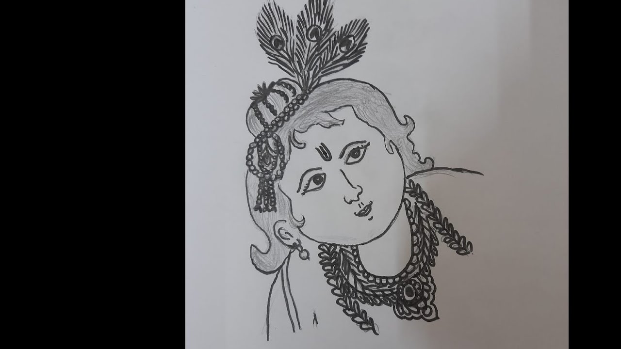 lord chinni Krishna drawing - YouTube