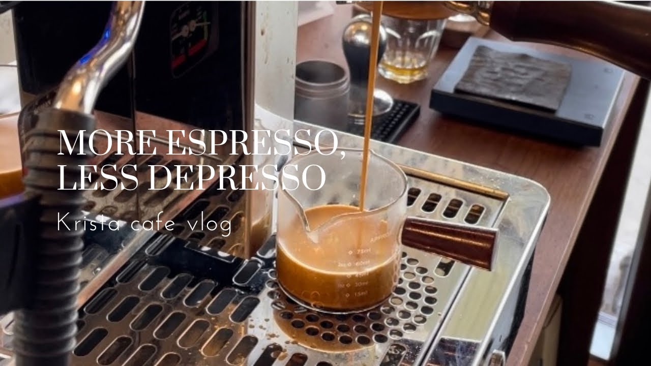 more espresso, less depresso | cafe vlog - YouTube