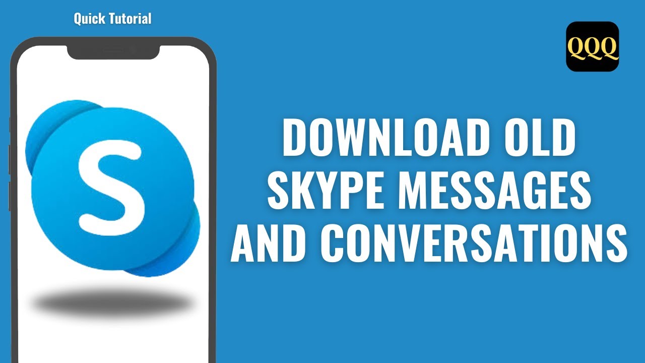 How To Download Old Skype Messages And Conversations - YouTube