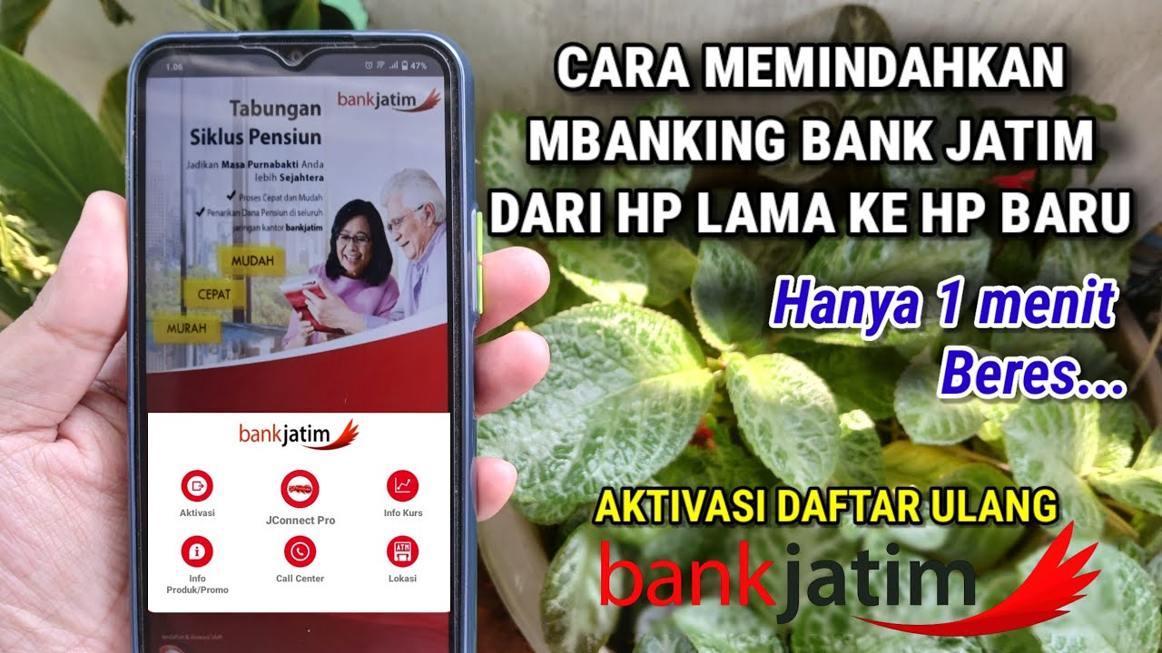 Cara Aktivasi Atau Login Pindah Ke Hp Baru Mobile Banking Bank Jatim ...