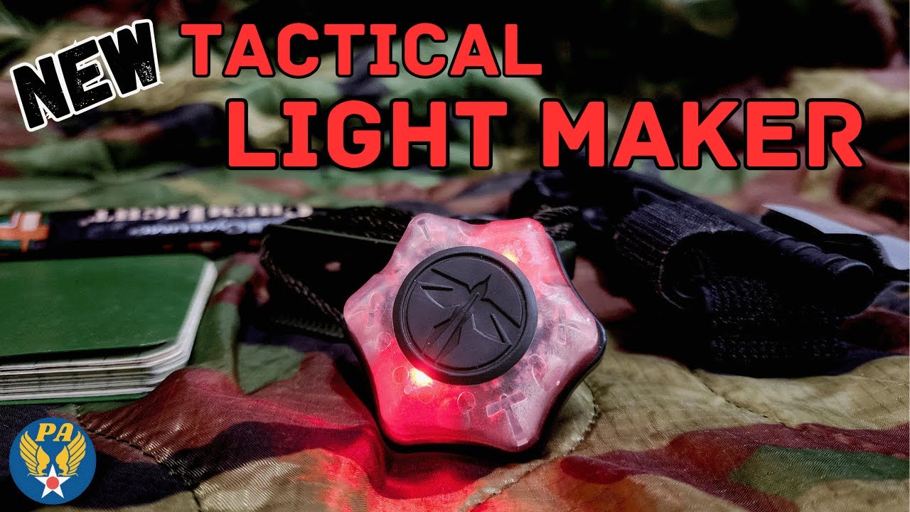Tactical light marker from HRT: Rechargeable, IR & visible colors - YouTube