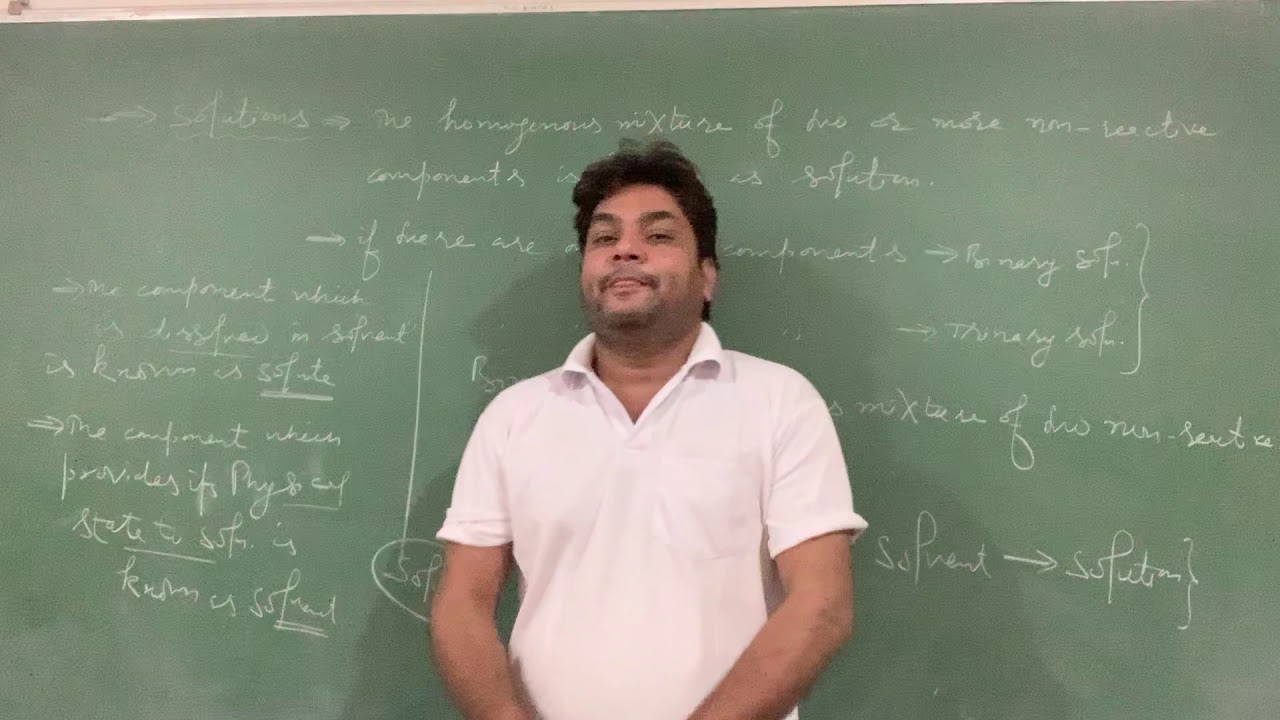 Solutions & Conc.terms - YouTube