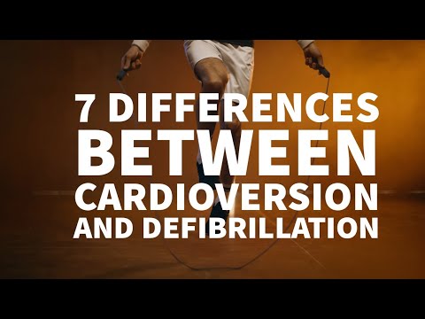 7 DIFFERENCES BETWEEN CARDIOVERSION AND DEFIBRILLATION - YouTube
