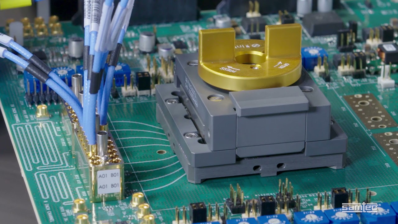 112 Gbps PAM4 Samtec AcceleRate HP SI Evaluation Kit DesignCon 2021 mp4 ...