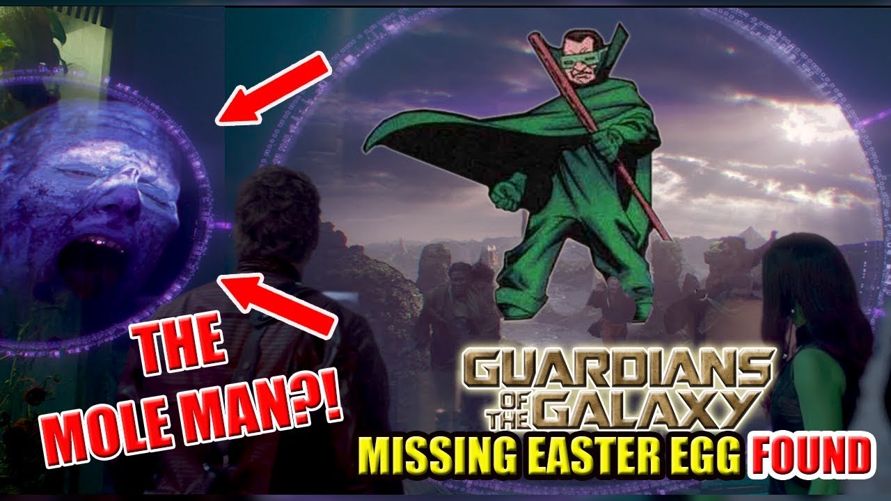 The Mole Man | Guardians of the Galaxy Missing Easter Egg FOUND - YouTube