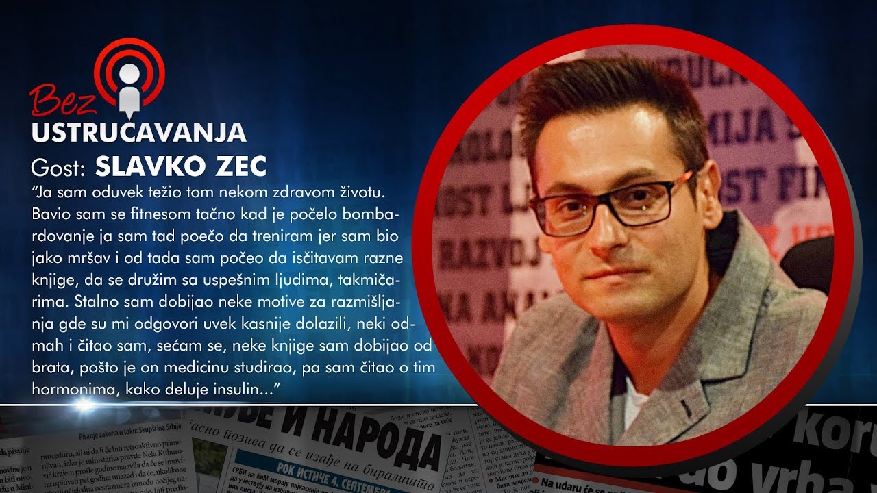 BEZ USTRUČAVANJA - Slavko Zec: Kafa je veštački stres za organizam ...