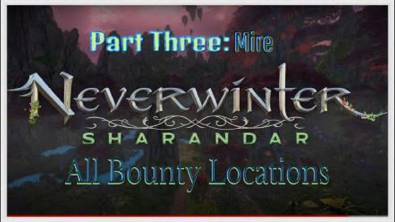 Sharandar: All Mire Bounty Locations - YouTube