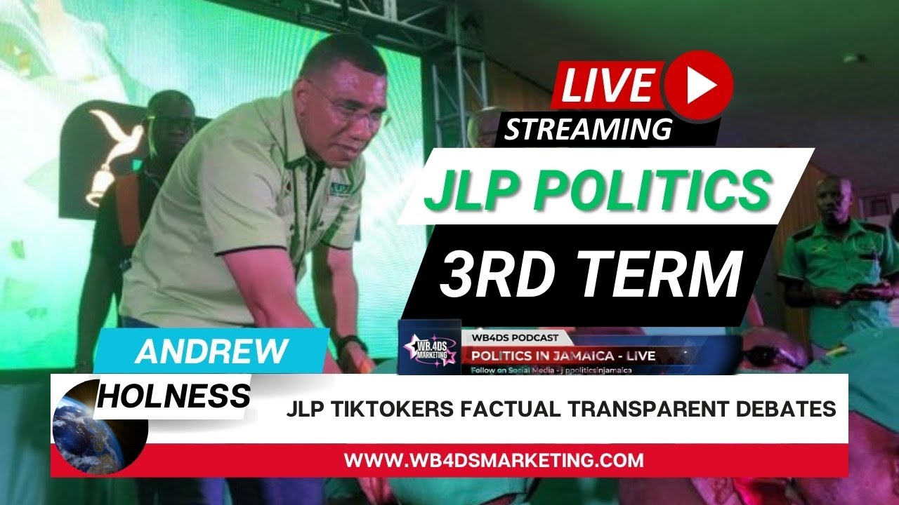 MP Chin PR Live broadcast video The Jamaica Labour Party JLP Politics ...
