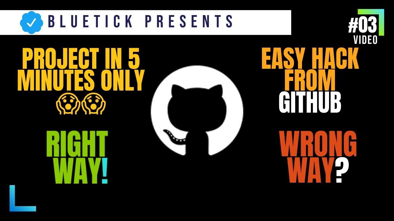 How to import projects from GitHub | BlueTick - YouTube