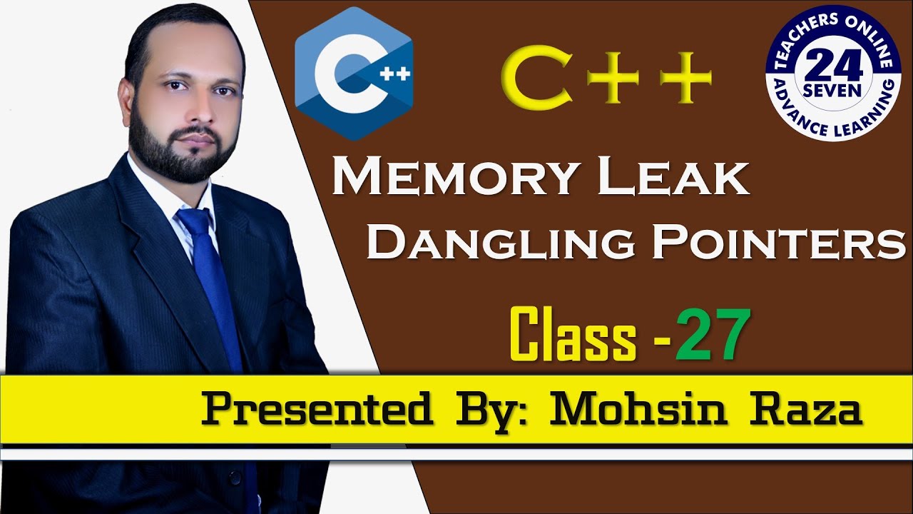CS201 Short Lecture - 27 | VU Short Lecture | Memory Leak & Dangling Pointers in (Urdu / Hindi ...