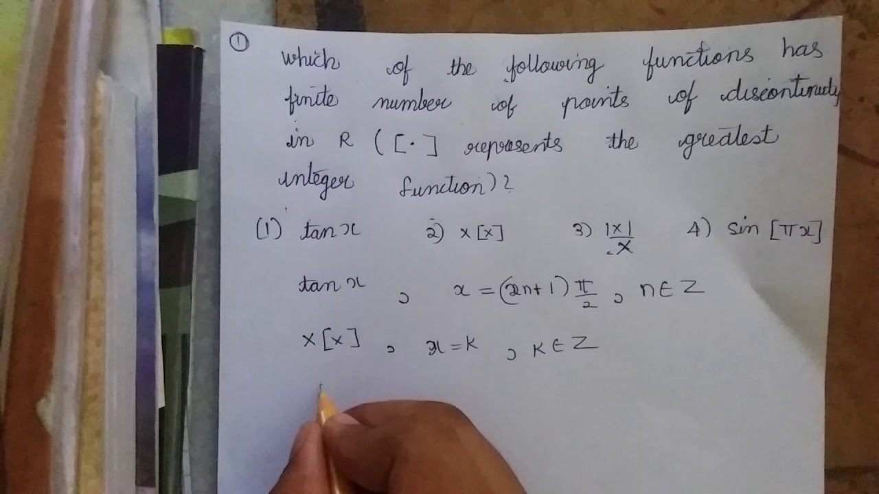 Continuity and Differentiability ,Q 1,functions which has finite number ...