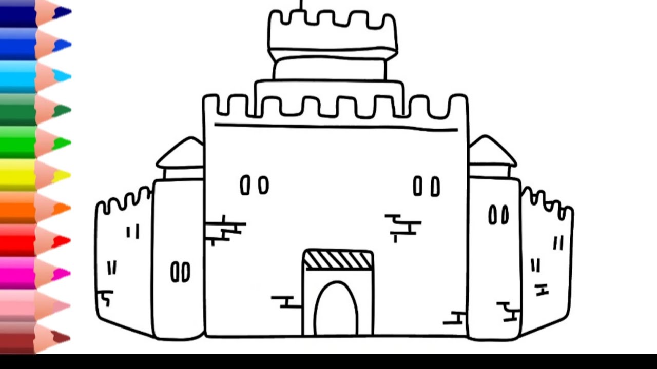 how to draw a monument| draw an easy monument for kids - YouTube